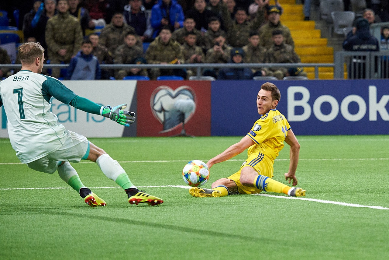 InStat: Ян Вороговский - лучший игрок матча Казахстан - Шотландия