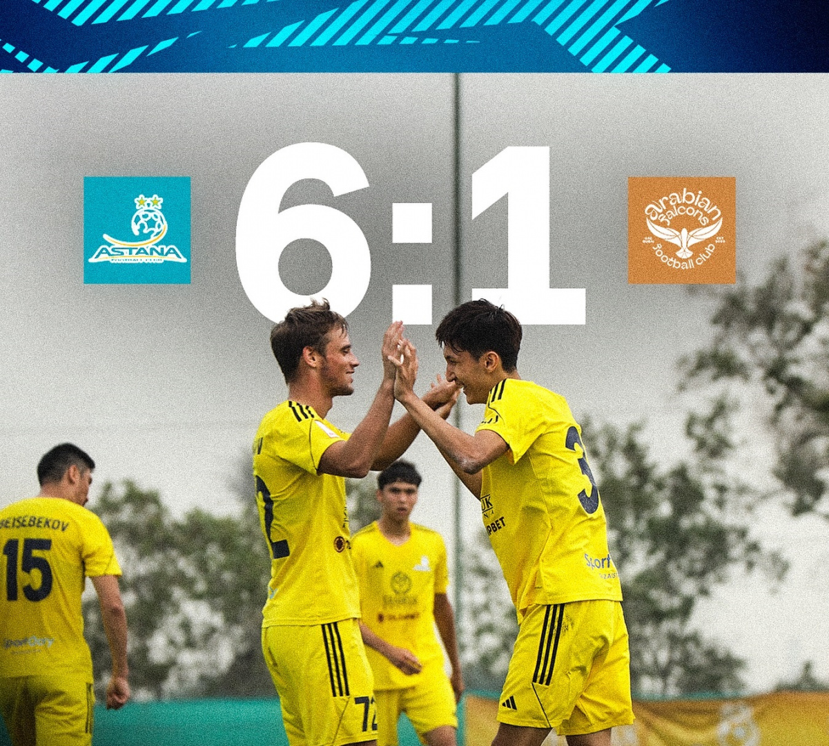 «Астана» не оставила шансов клубу из ОАЭ